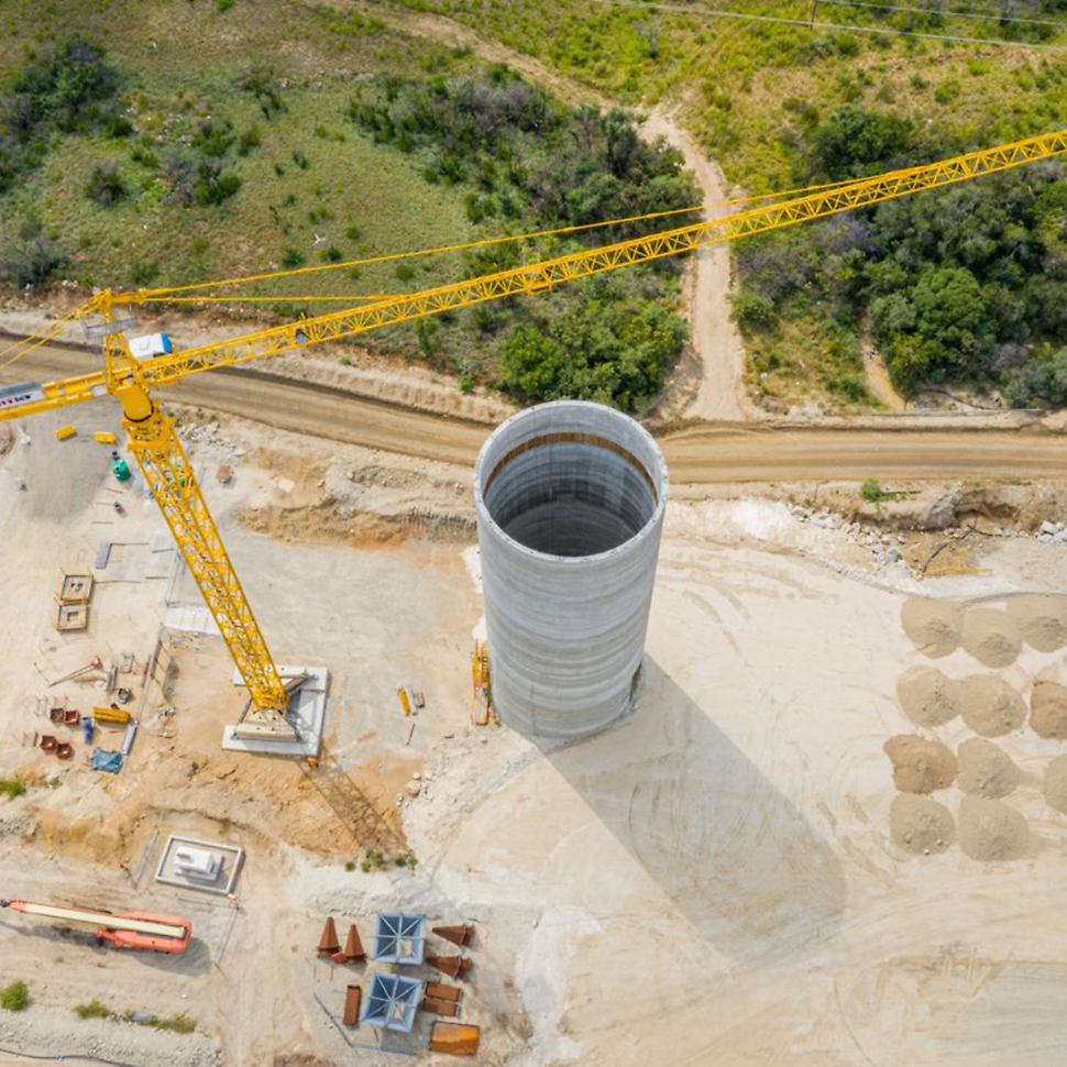 Der Brochen Platinum Mine Stockpile Tunnel