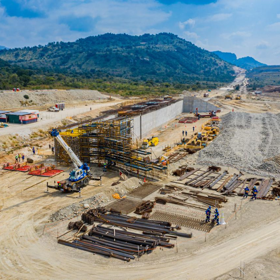 Der Brochen Platinum Mine Stockpile Tunnel