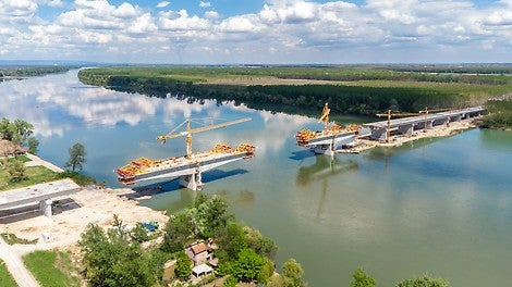 Most preko Save, Šabac, Srbija