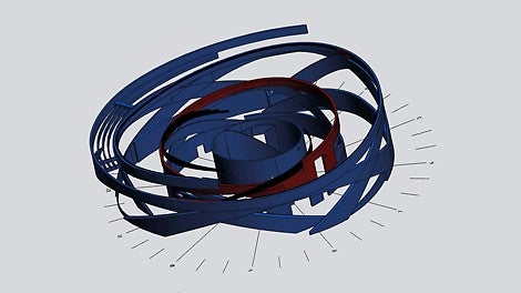 Custom formwork and box-outs precisely form sweeping curves of unique ...